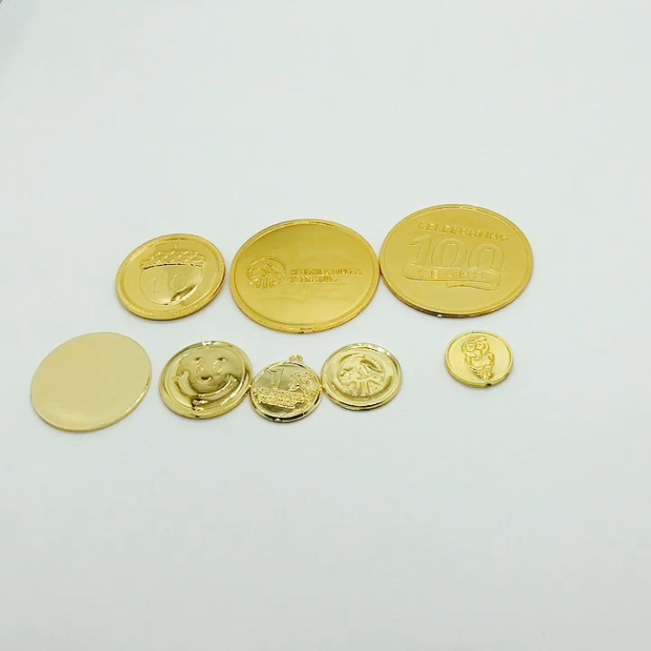 Brand New Custom Classic Silver Plastic Gold Coins - Buy Classic Silver ...