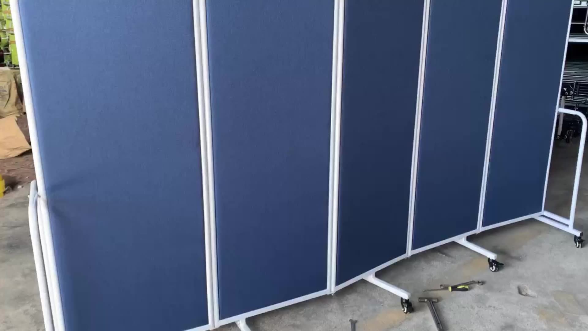 Commercial Mobile Folding Partition Wall Office Room Divider For ...