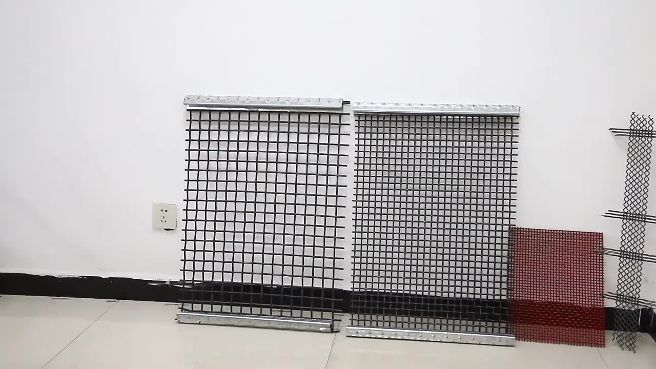 Heavy Duty Wire Mesh Screen 65mn Carbon Steel Crimped Wire Mesh Self ...