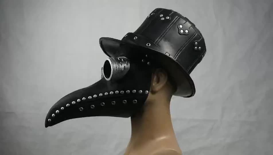 (hottest)halloween Cosplay Doctor Plague Mask,Halloween Costume Doctor ...