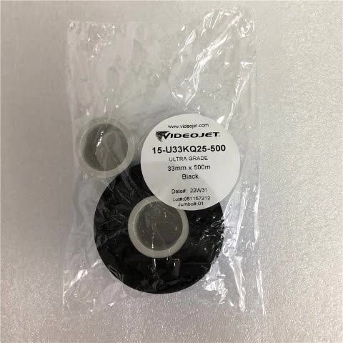 Videojet Original Tto Ribbon Black 33mm X 500mm Grade 25 Rolls/case 15 ...