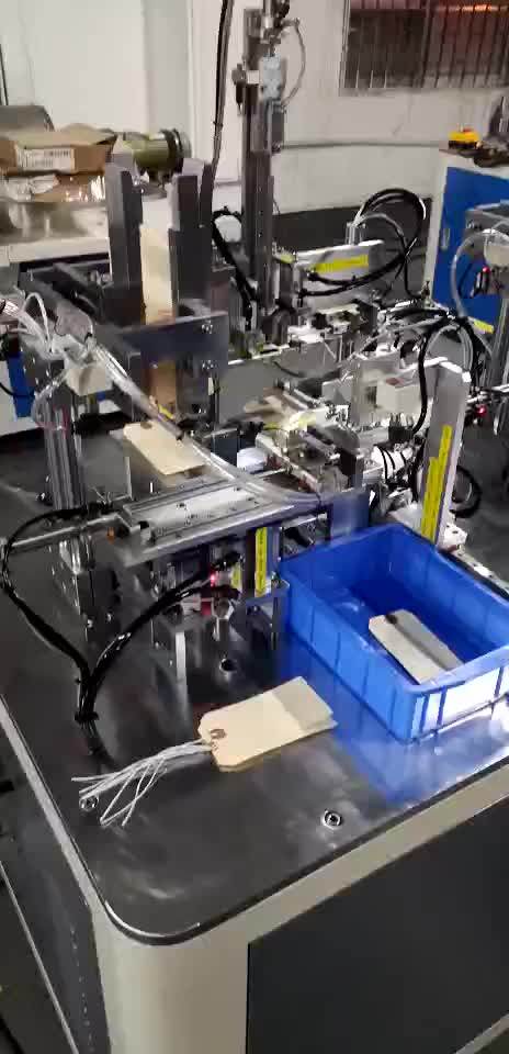 Garment Label Automatic Knotting Machine Multi-function Label Binding ...