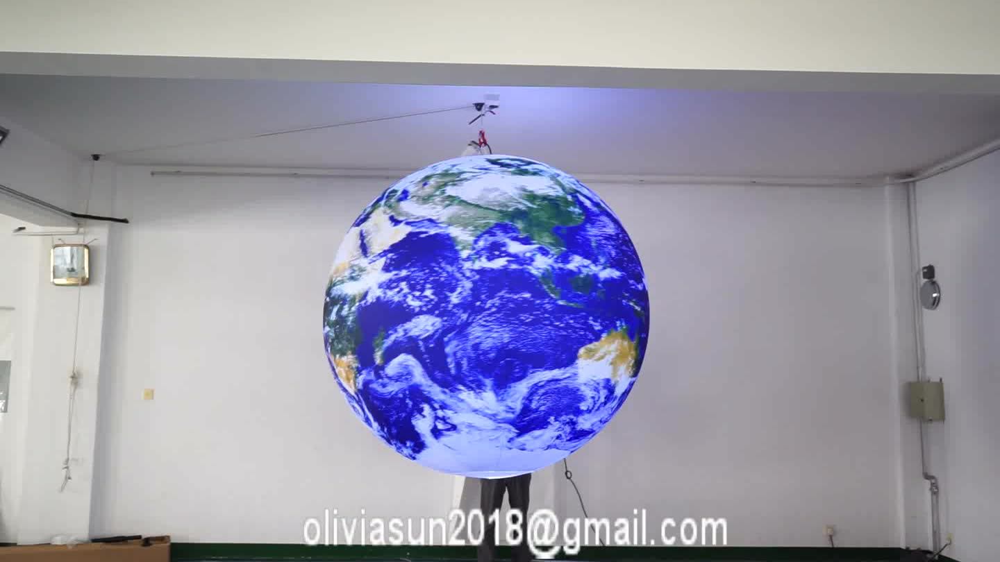 Customized Inflatable Earth World Globe Sky Ball Planet For Solar ...