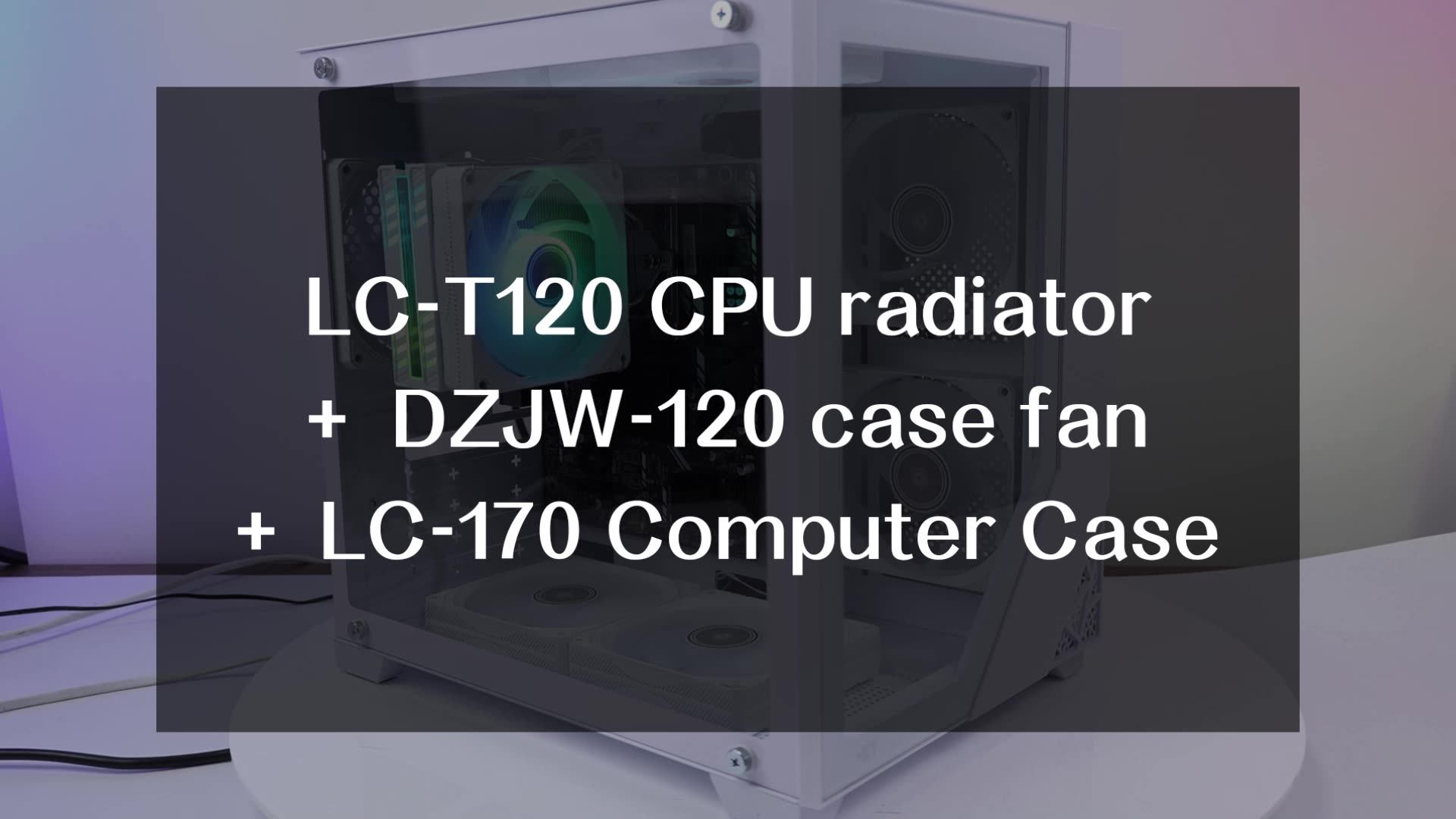 Factory Direct M-atx Mid Tower Computer Case With Tempered Glass Front ...