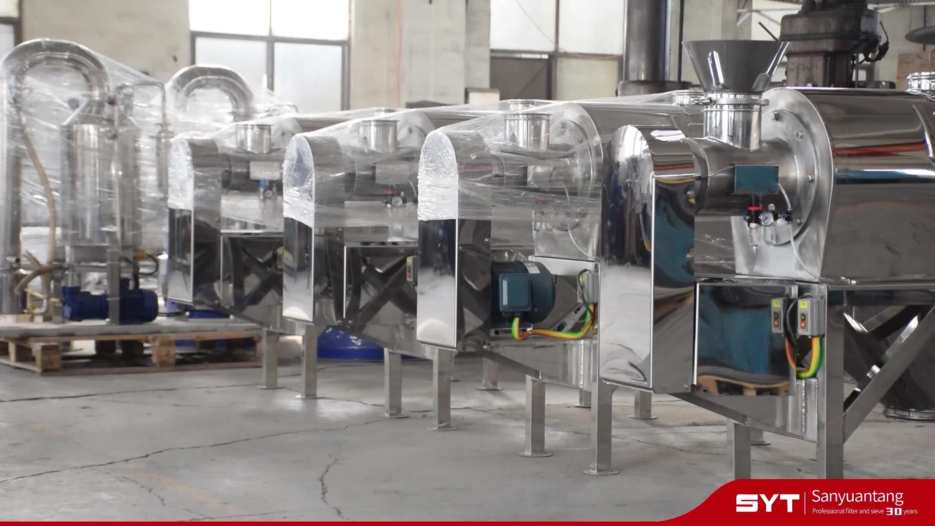 Airflow Centrifugal Screen Screening Sieving Machine/ Cyclone Sifter ...