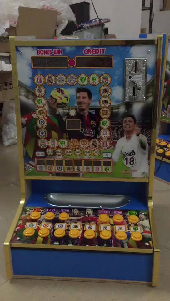 Coin Operated Ronaldo Square Game Board Casino Slot Gambling Machine ...