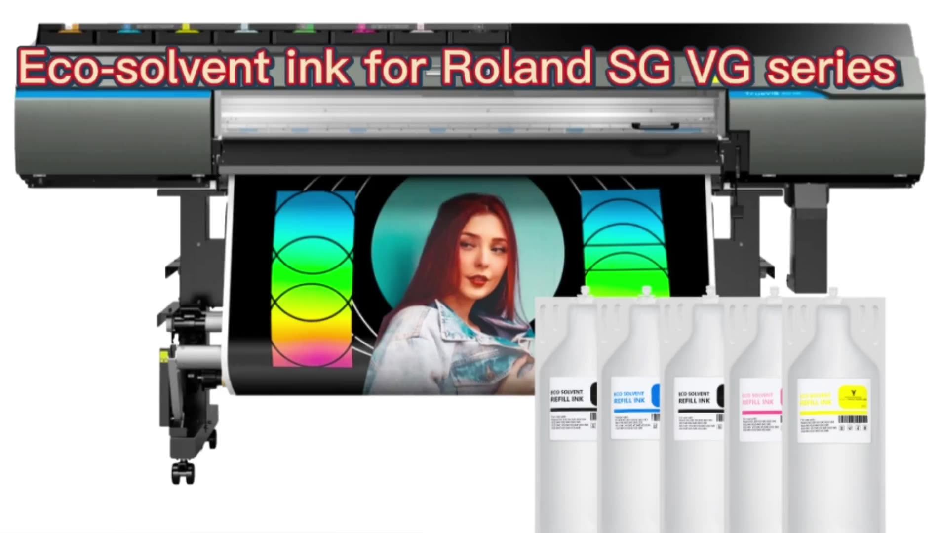 High Quality 500ml Tr2 Eco Solvent Ink Bag For Roland Truevis Ink Sg-300 Sg2-300 Sg-540 Sg2-640 ...