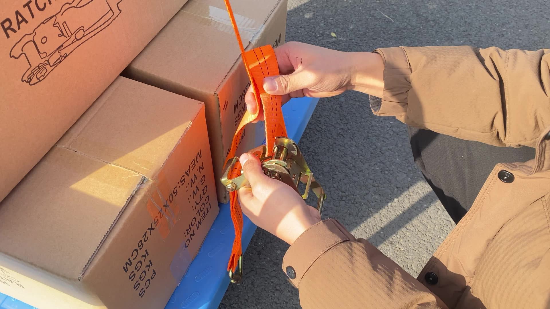 Tension Strap Cargo Securing Straps Ratchet Rope Stern Tie Down Straps ...