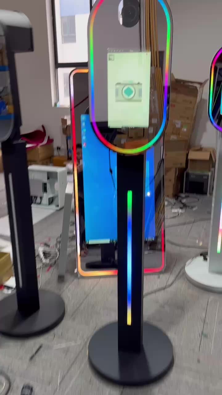 Selfie Platform Photobooth Camera And Led Flash Ring Light Photo Booth ...