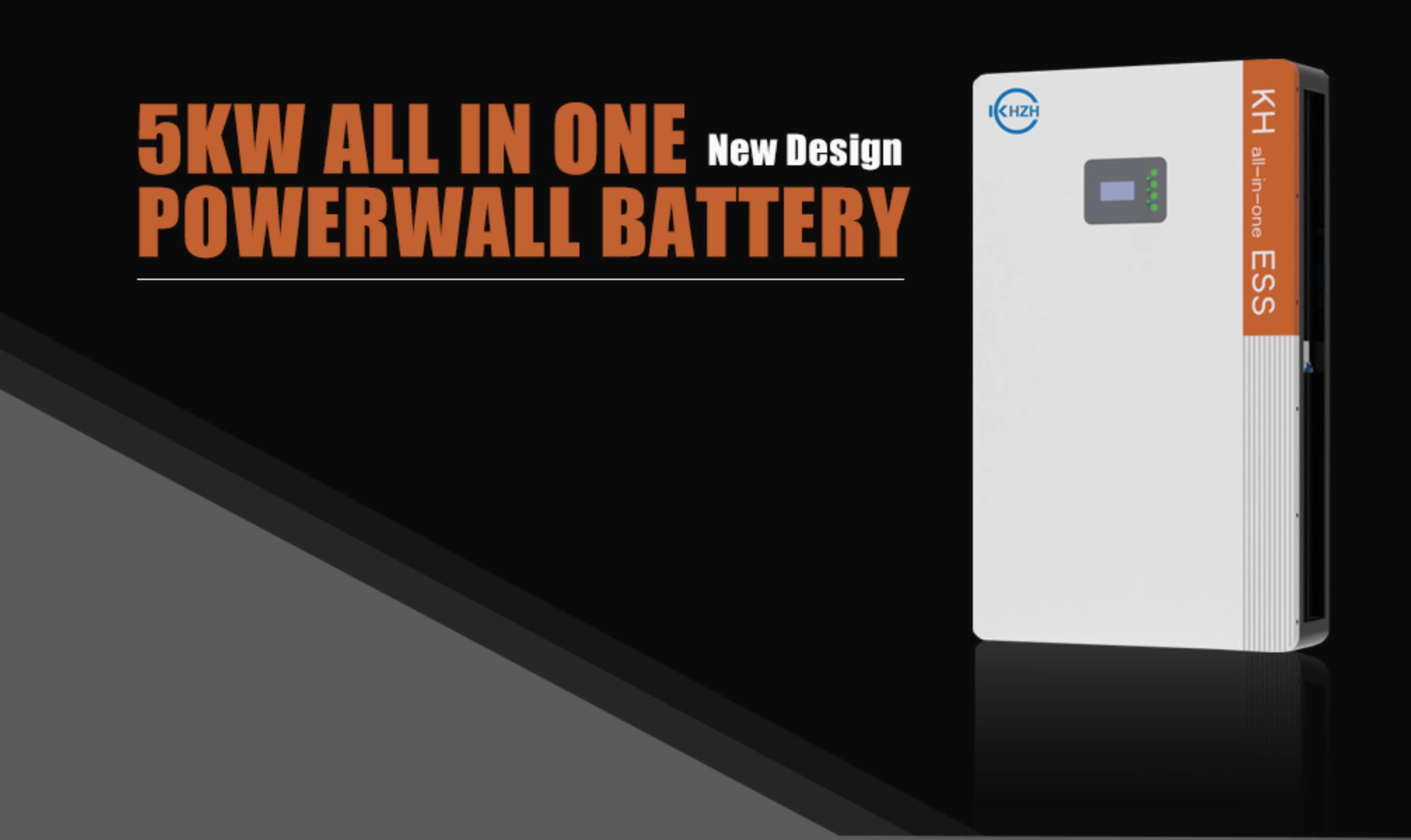 Kh 5kw All In One Hybrid Grid Inverter And Lithium Battery Energy ...