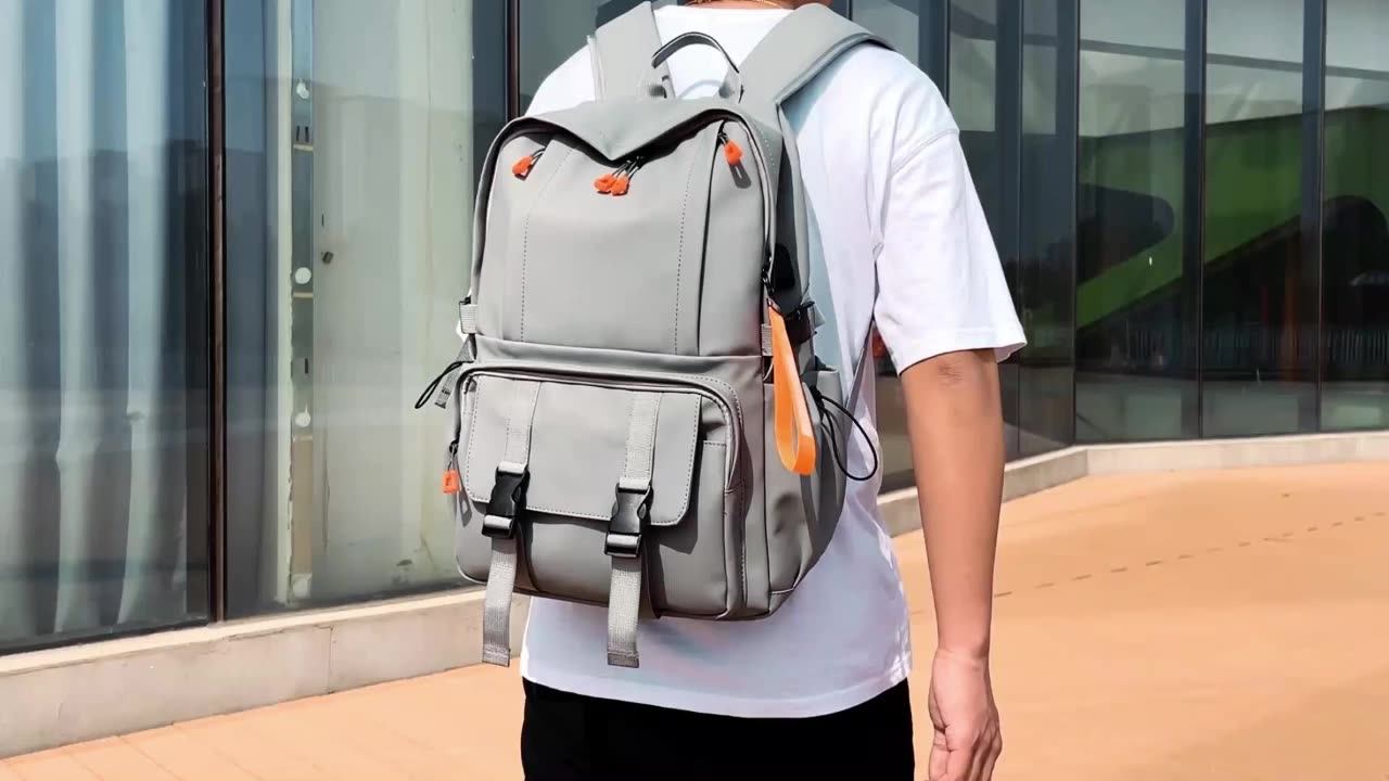 2023 Simple Design Business Travel Waterproof Usb Backpack Laptop ...