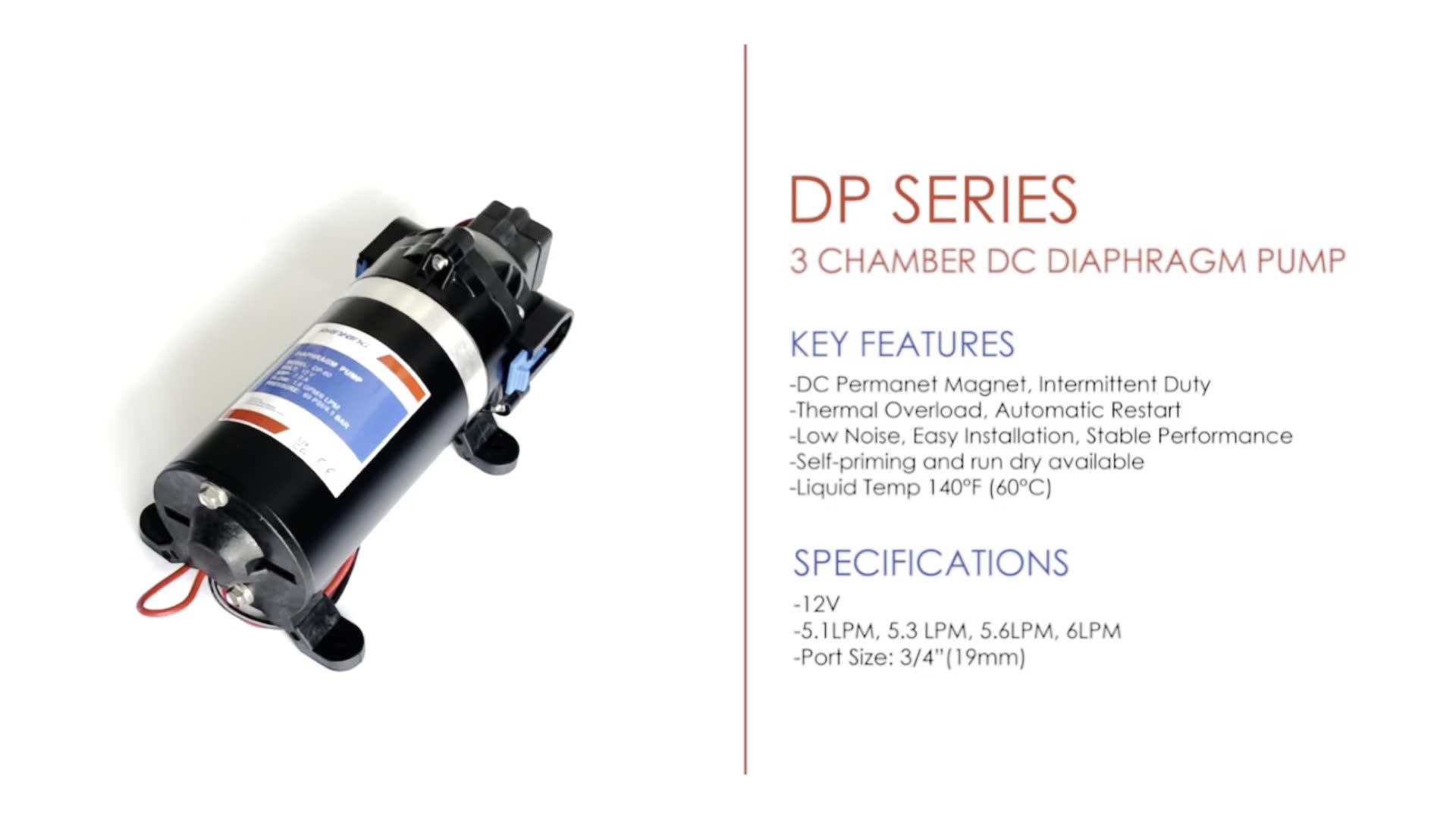 Ranking* Dp-160 12v Dc High Pressure Booster Diaphragm Pump 160psi For ...