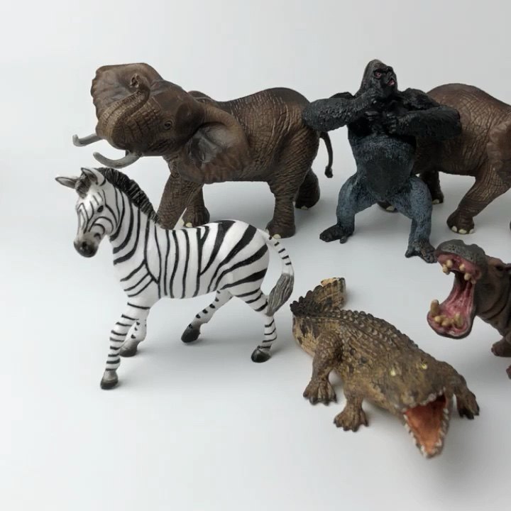 Solid Pvc Wild Animals Lion Toys Collection,High Quality Animal Toys ...