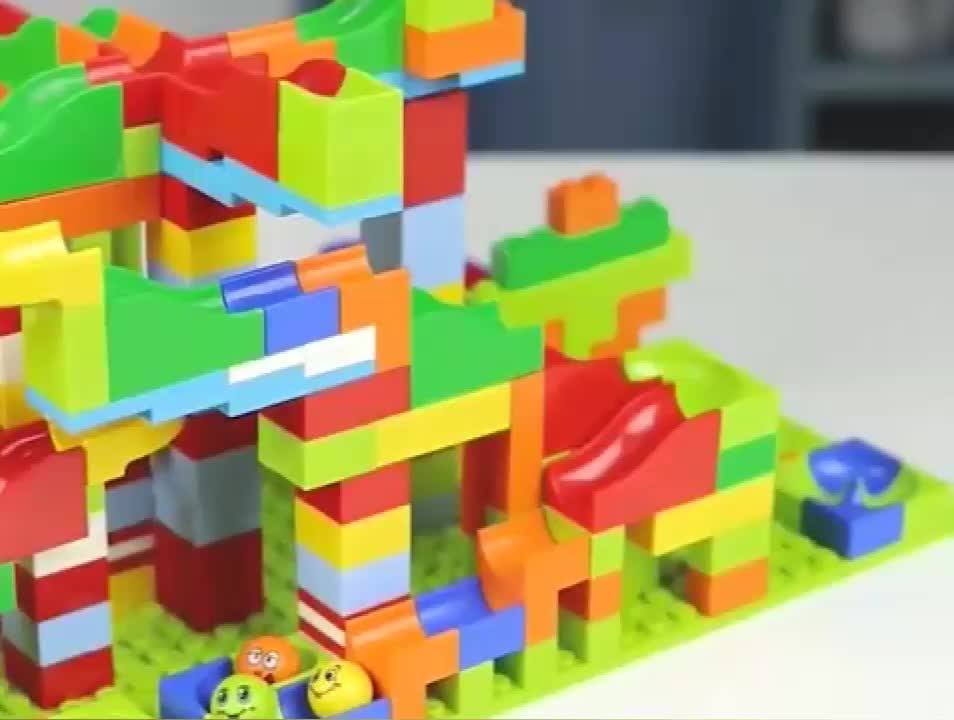 Intelligence Education Track Balls Large Toy Plastic Building Blocks ...
