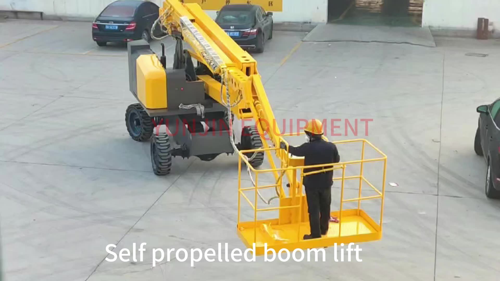 Self-propelled Boom Lift Aerial Work Equipment Electric Aerial ...