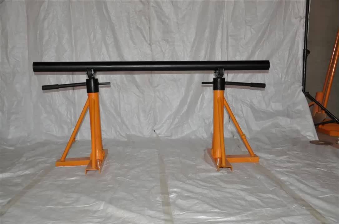 3,5,10 Tons Manual Screw Cable Drum Jack Reel Pay-off Rack Device For ...