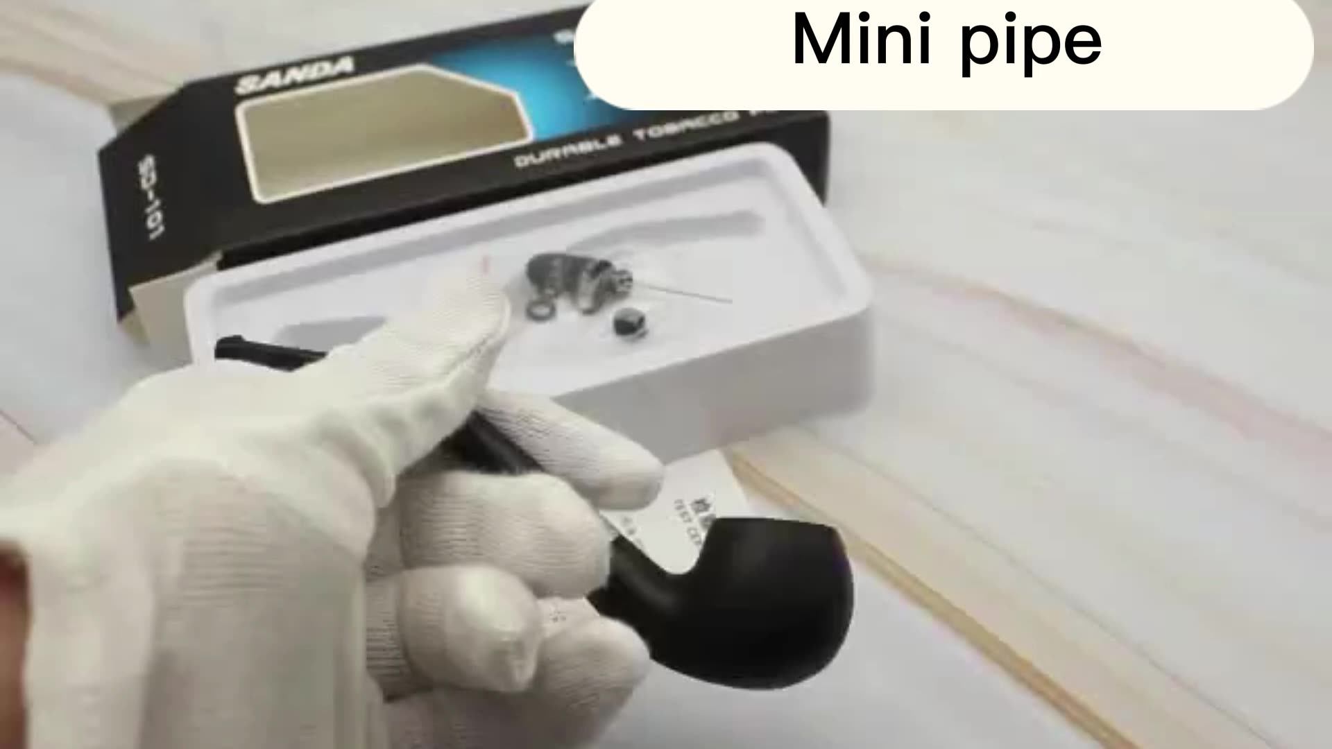 Mini Portable Tobacco Pipe Durable Bakelite Primary Cleaning Detachable ...