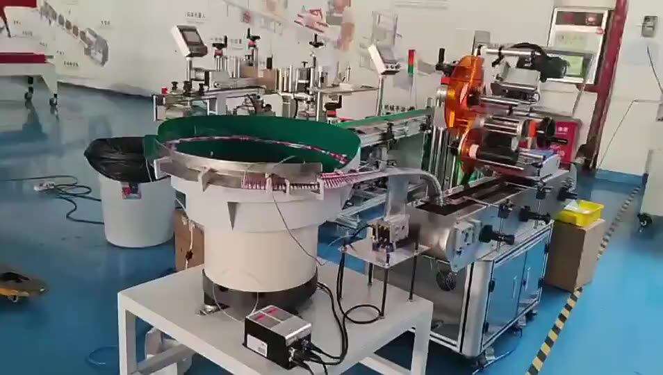 Automatic Vial Blood Sample Collection Tube Label Smearing Sticker ...