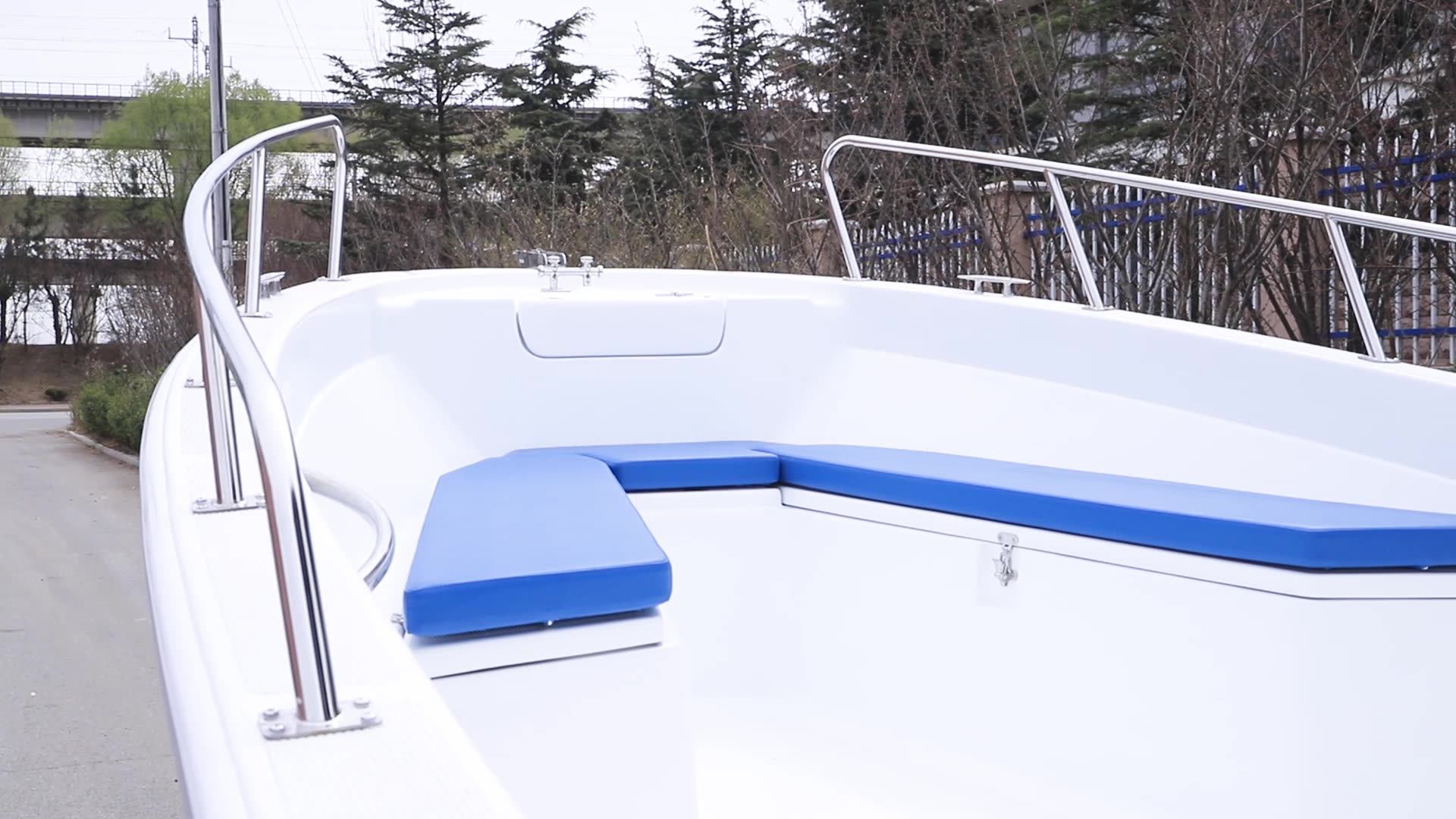 Liya 5.8m Fiberglass Boats Small Fishing Boats Frp Boats Centre Console ...