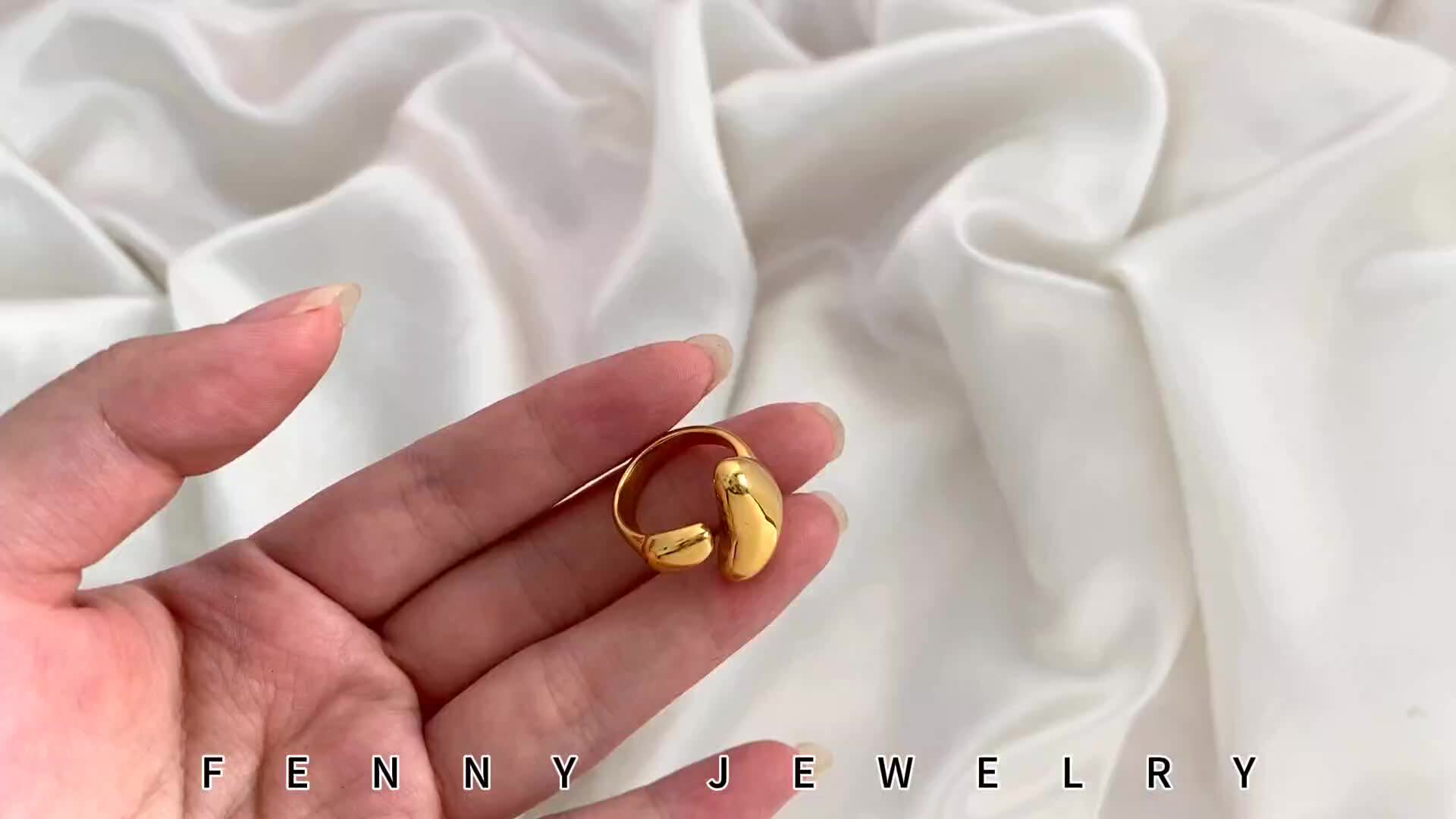 Fenny 18k Gold Plated Wholesale Waterproof&tarnish Free Dainty Fashion ...