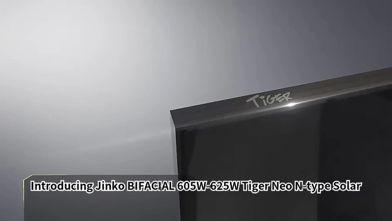 Jinko N Type Bifacial Solar Panels 615w 620w 625w A Grade Photovoltaic ...
