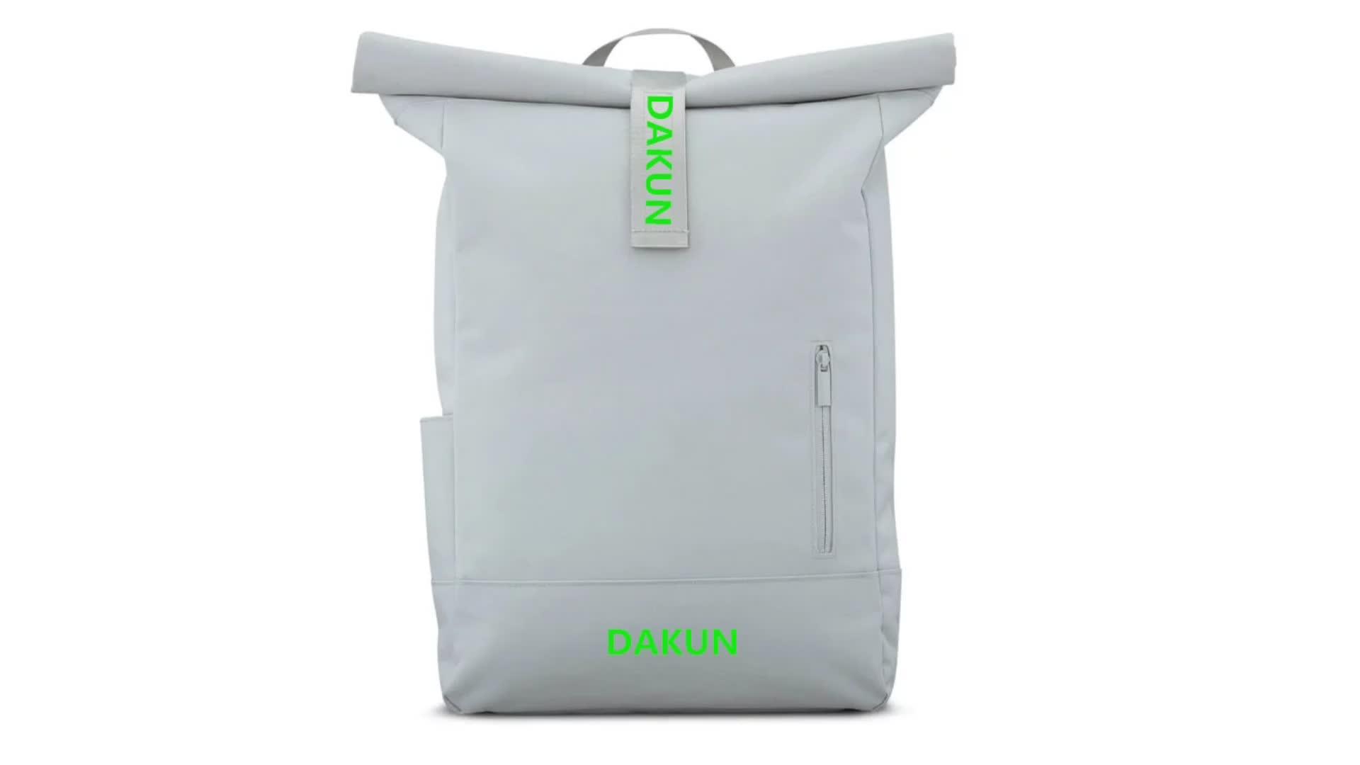 Durable Rpet Roll Top Backpack Bag 18-22 Litre Recycled Rucksack - Buy ...