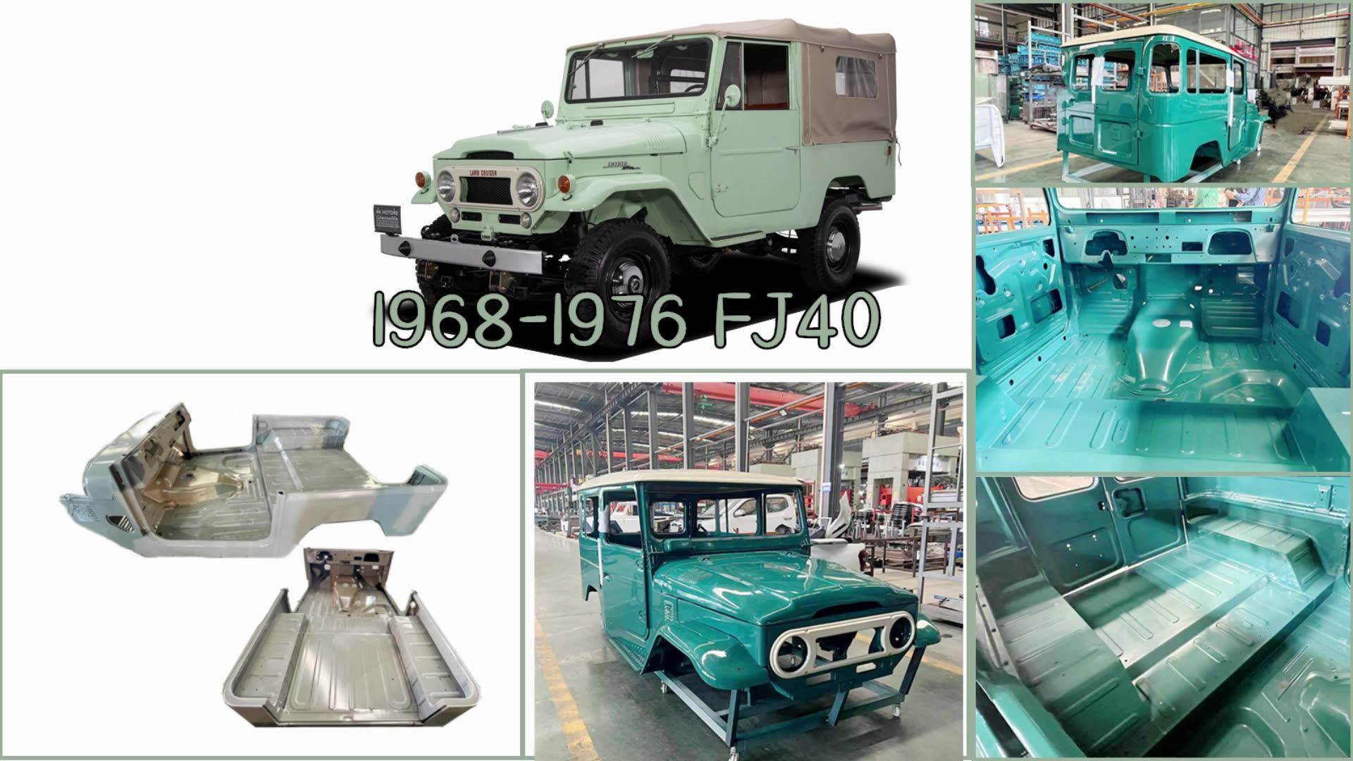 Fj40 Car Body Shell Cab For 1968-1976 Early Land Cruiser 40 Fj40 Fj45 0 ...