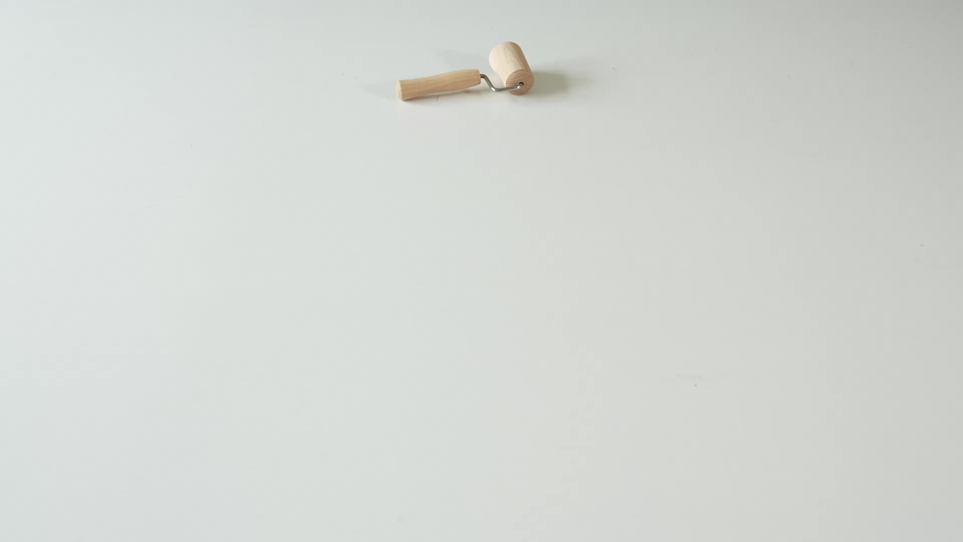 4pcs Wooden Mini Rolling Pin Embossed Rolling Stick Dough Molding ...