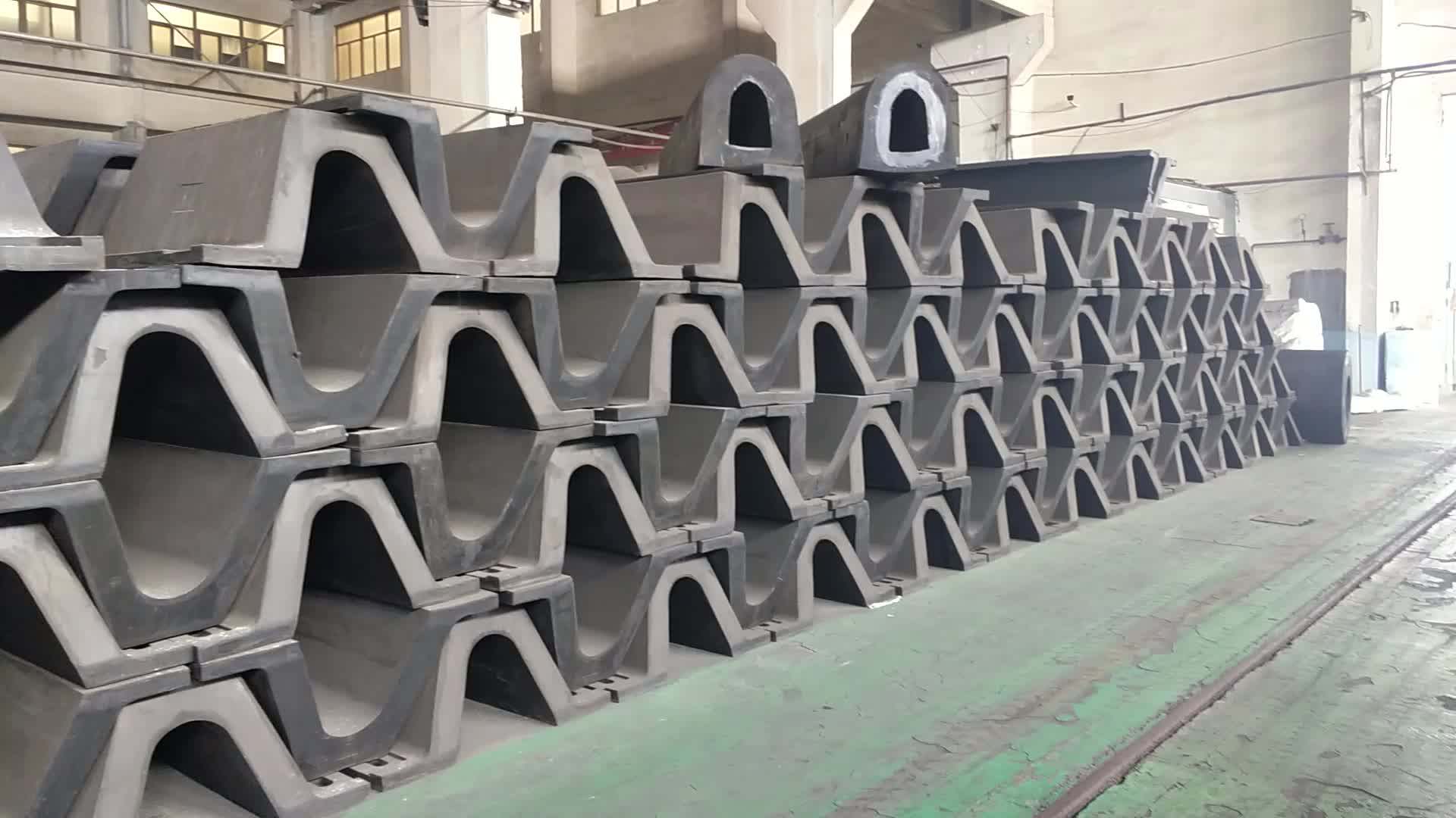 V Type Marine Port Rubber Fender For Dock Boat Arch Fender - Buy Marine ...