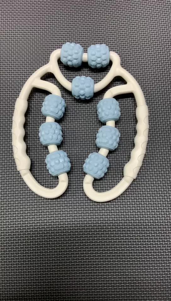 Relax Lean Leg Roller Roller Bar Yoga Five-wheel Massager Circular Clip ...