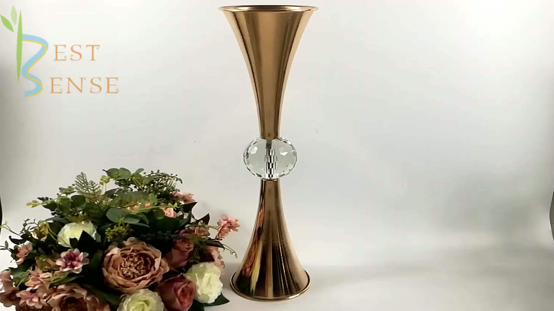 Fancy Gold Centerpiece Trumpet Vase For Wedding - Buy Fancy Vases ...