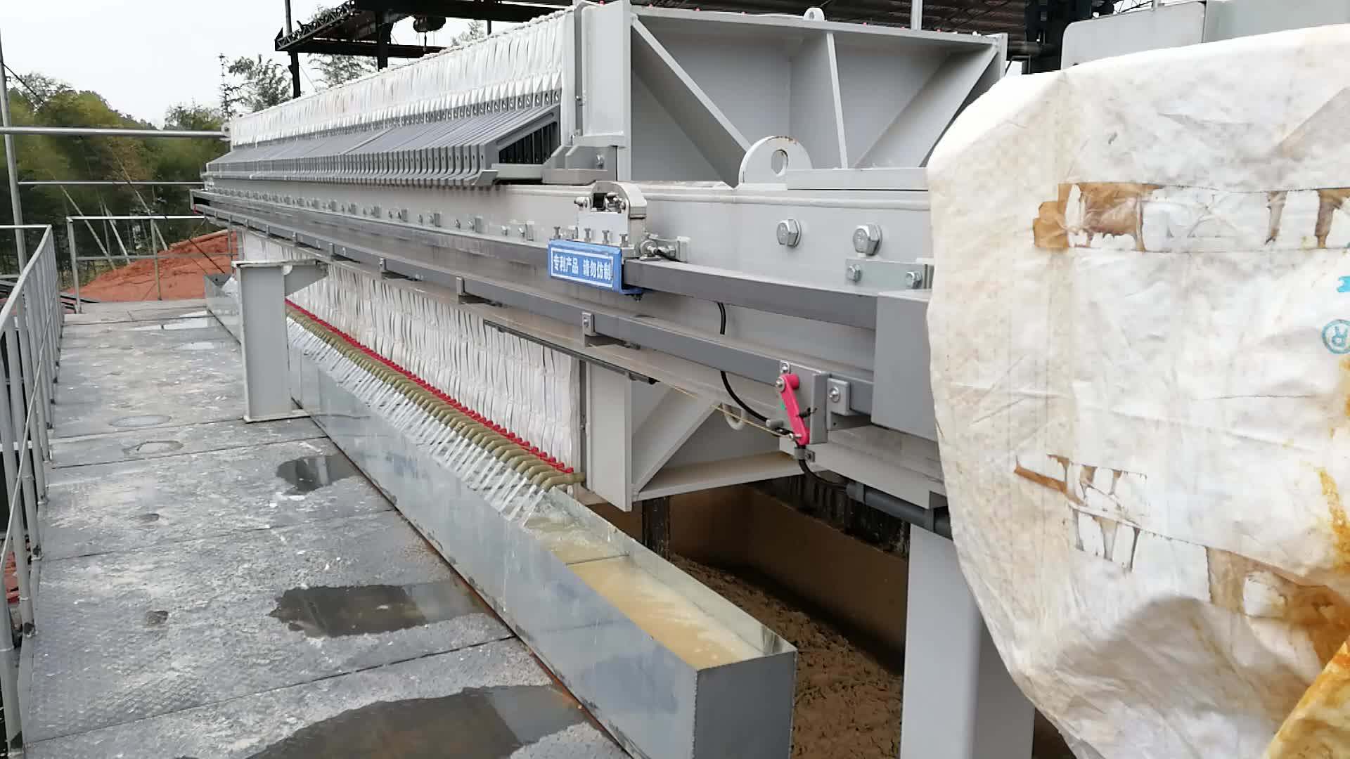 Good Quality 24 Hours Working Automatic Belt Filter Press Chamber ...