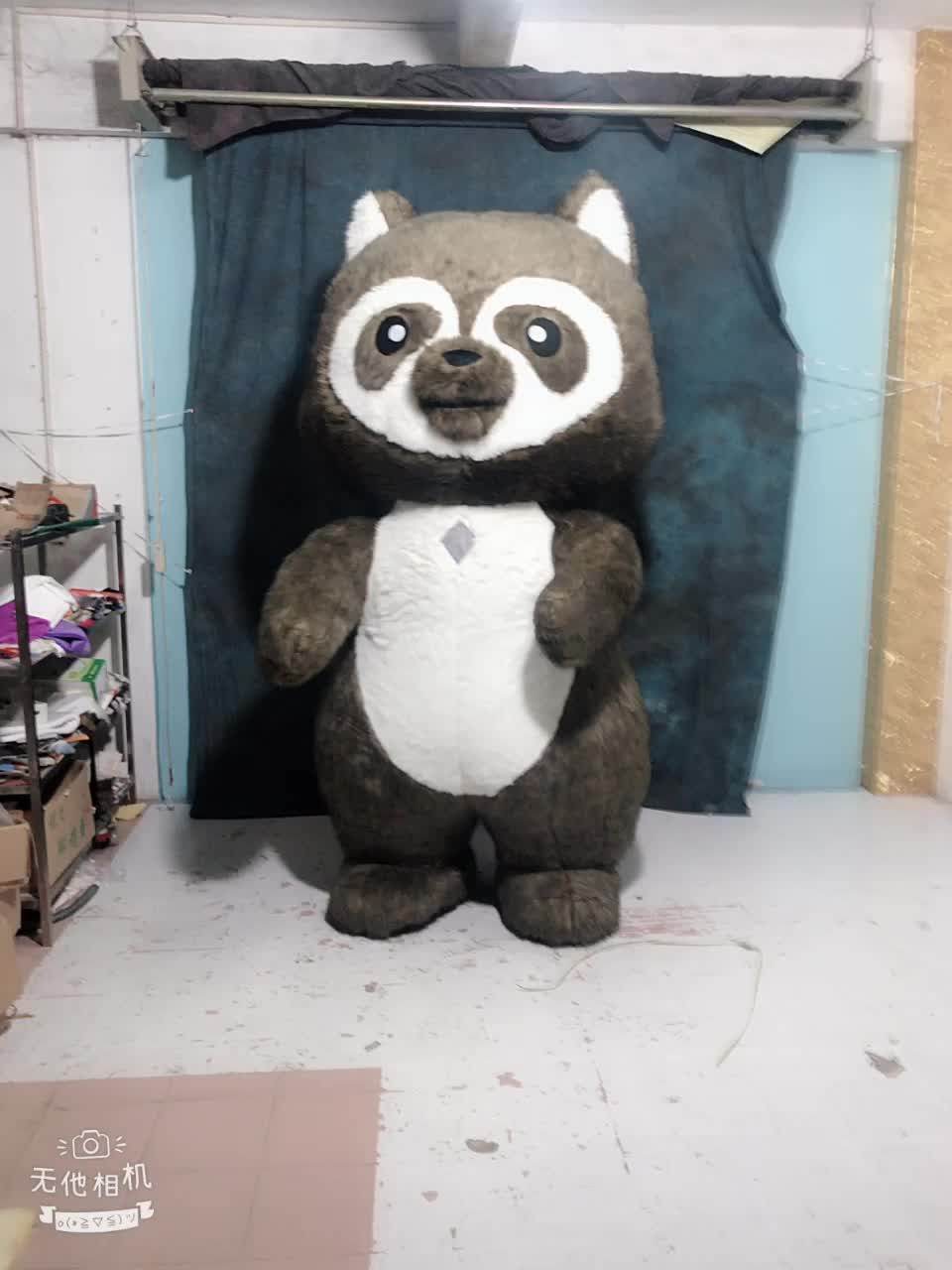 Enjoyment Ce Inflatable Raccoon Cartoon Costume For Event Cute Raccoon ...