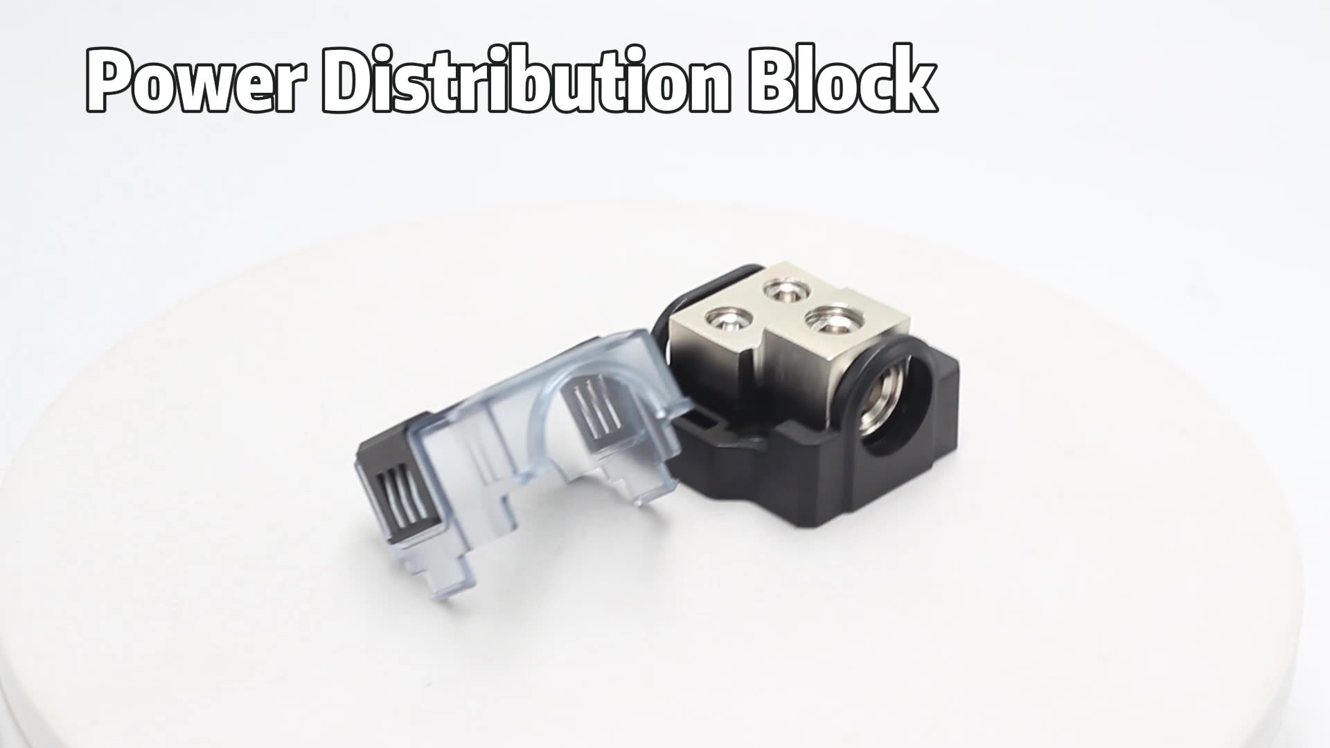 2-way Power Distribution Block 1 X 0/2/4 Gauge In / 2 X 4/8 Gauge Out Power Distribution Ground ...