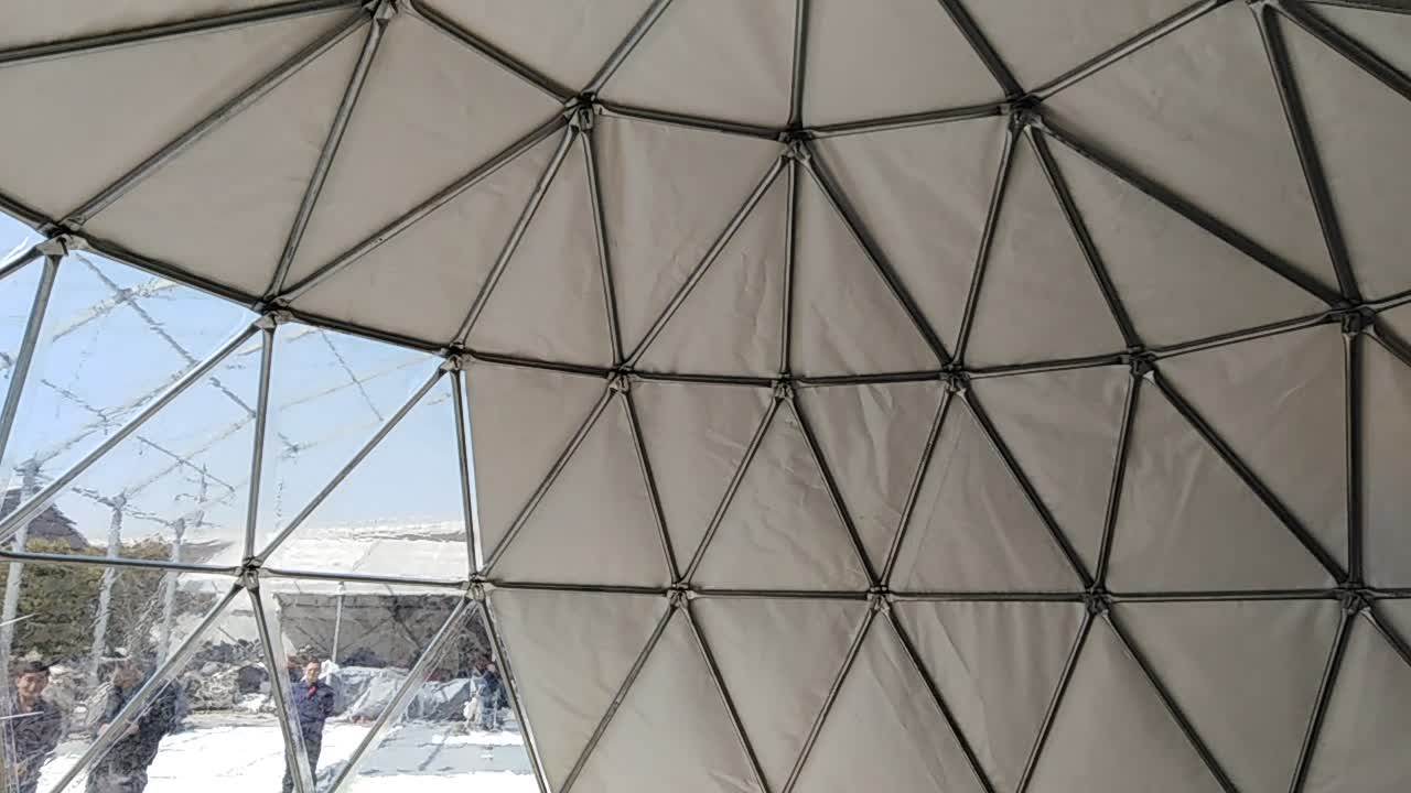 2019 Outdoor Large Steel Frame Dome Geodesic Dome Tent For Sale - Buy ...