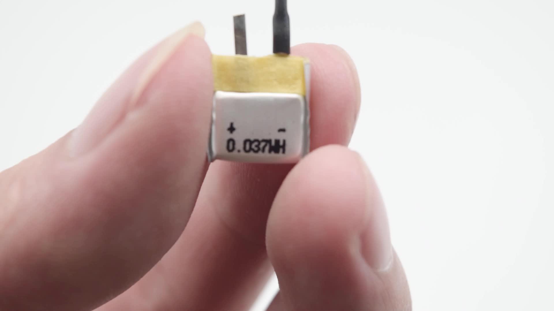 3.7v Rechargeable Lithium Polymer Battery 201212 10mah Small Lipo ...