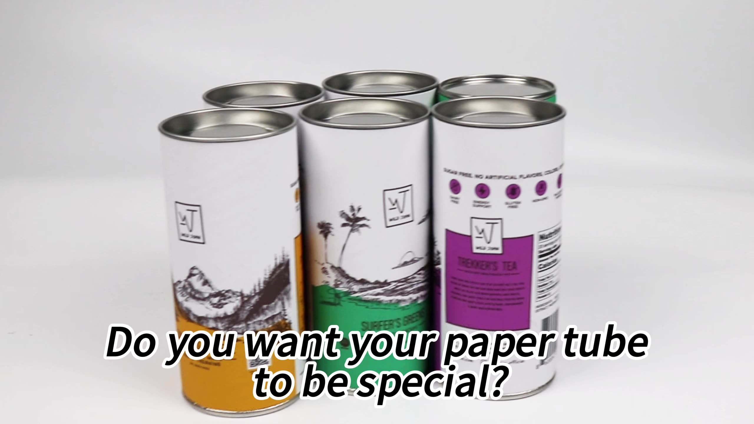 Free Design Empty Tea Paper Cardboard Tubes High Quality Paper ...