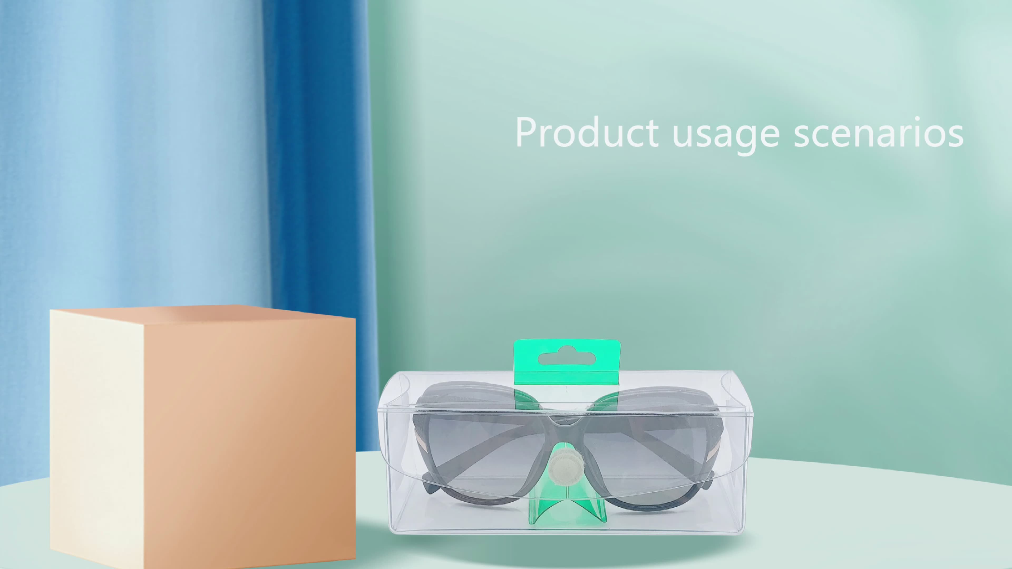 Custom Pvc Clear Eyeglasses Package Glasses Pouch Transparent ...