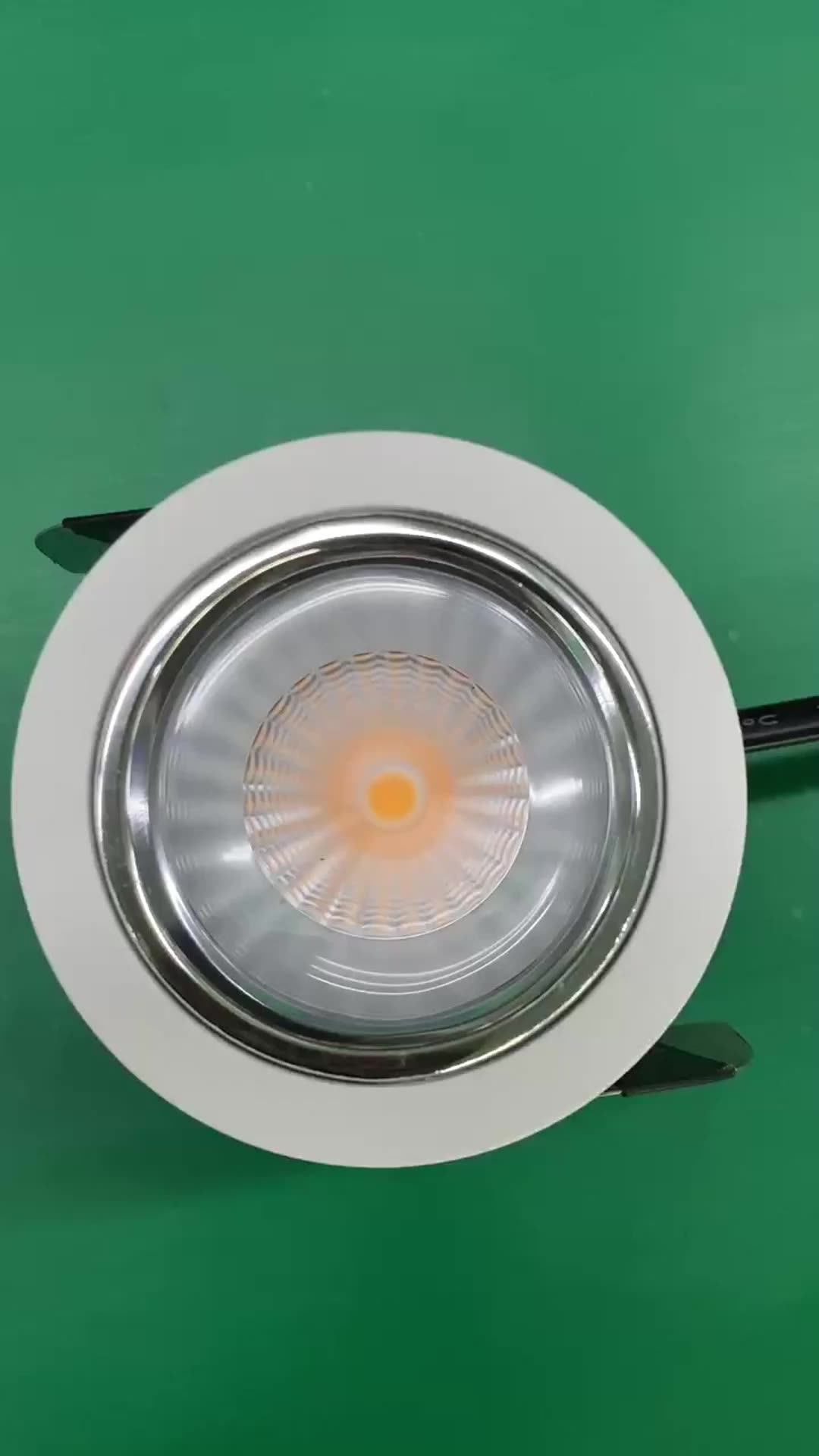 Tunable 12w Led Downlight Led Ceiling Recessed Cob Adjustable Downlight ...