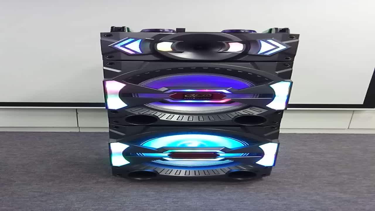 Dual 12 Inch Party Speaker Wireless Trolley Speaker Portable Pa System ...