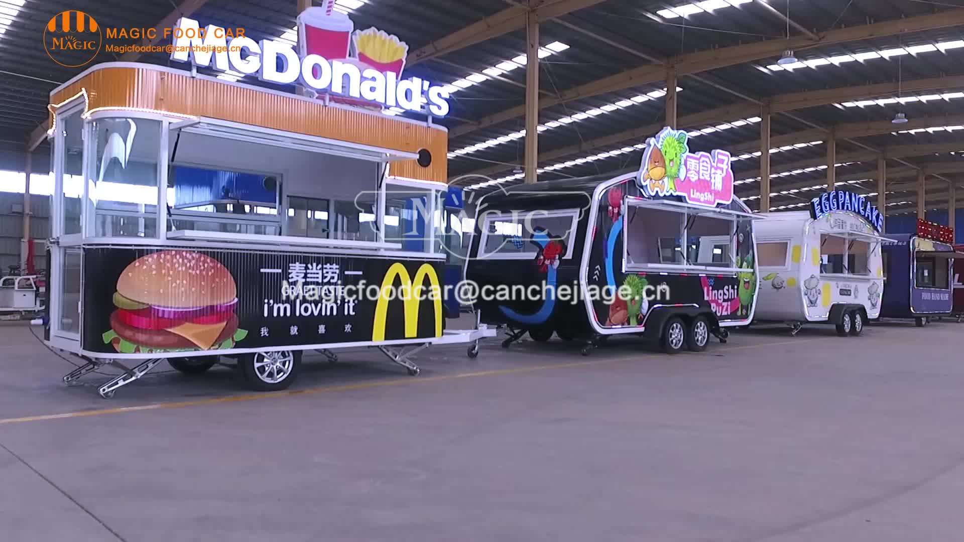 Mobile Food Kiosk Catering Trailer/mobile Food Truck Dining Car For ...