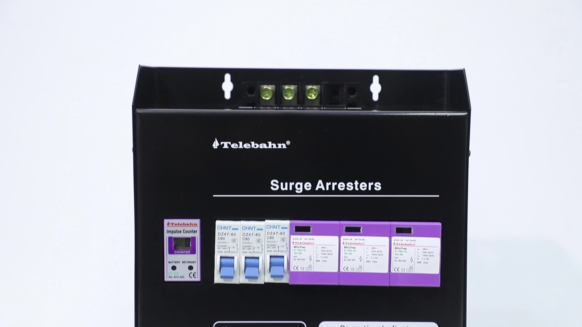 Lightning Arrester Counter Surge Protection Devices Solar Pv Combiner ...