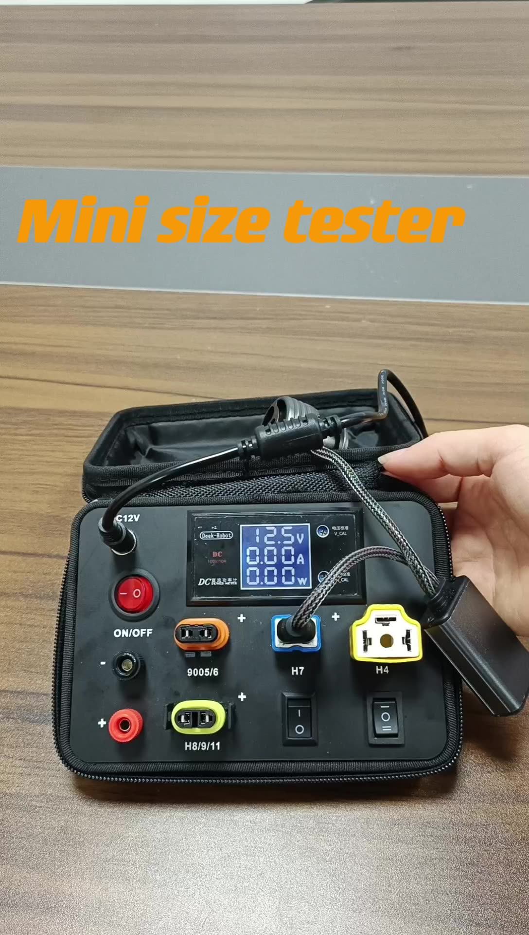 110v 220v 265v To 12v Auto Lamp Tester H4 H7 Led Headlight Bulb T10 T20 ...