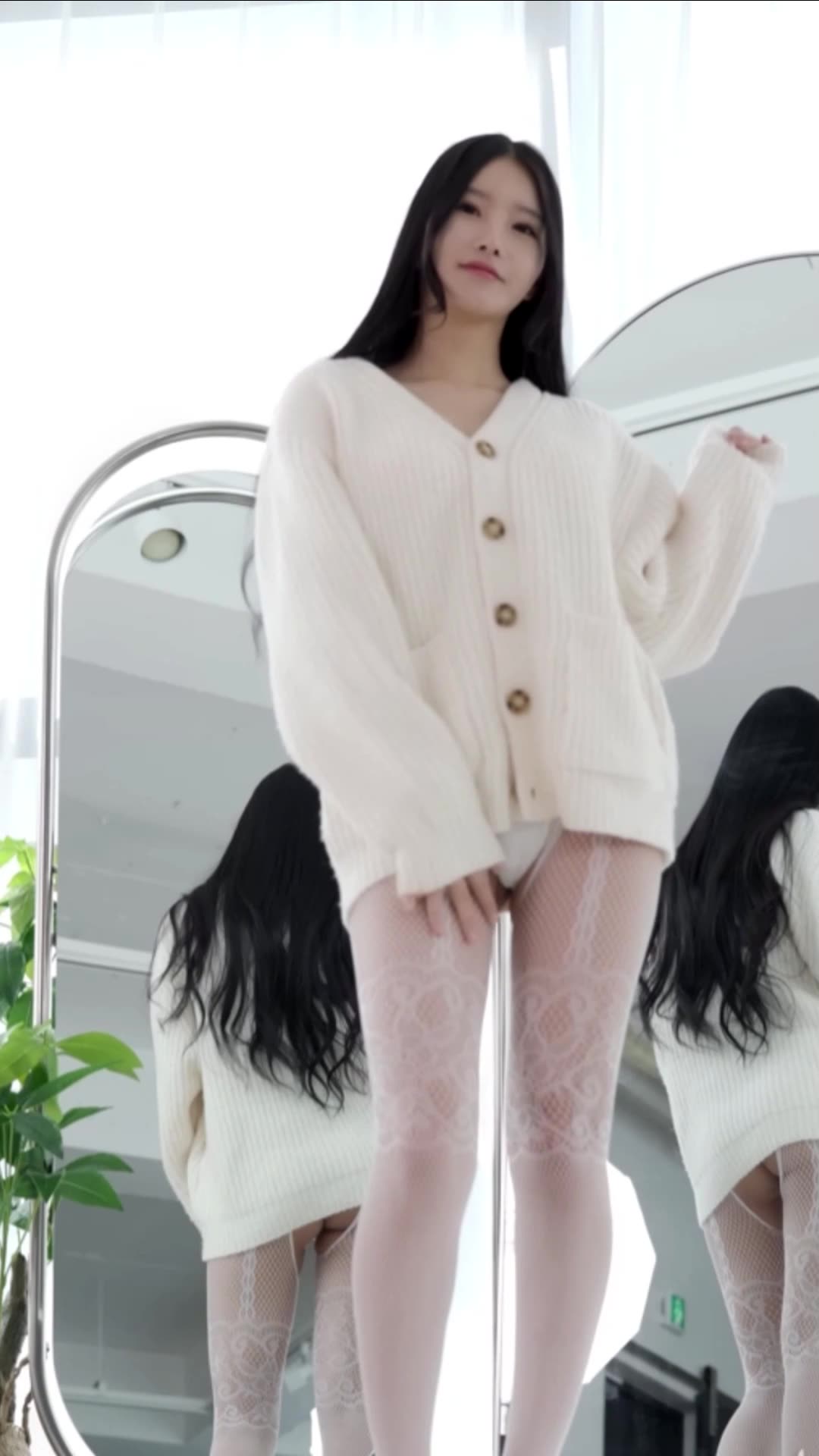 Hollow Out Women Sexy Lingerie Erotic Open Crotch Pajamas Full