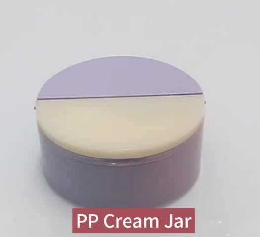 Cosmetics Pp Flip Double Wall Facial Cream Jar 50g 100g Replaceable ...