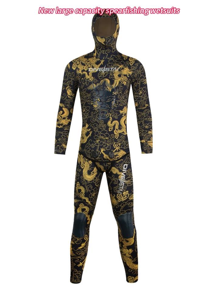 Divestar Wetsuit Spearfishing Yamamoto Neoprene Diving Camo Fishing ...