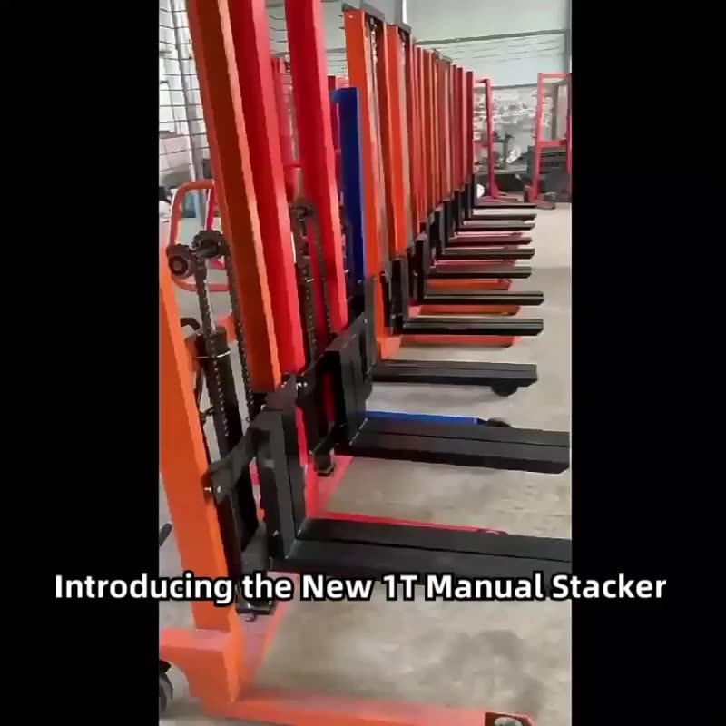 New 100kg Hydraulic Manual Stacker From China Factory Custom Hand ...
