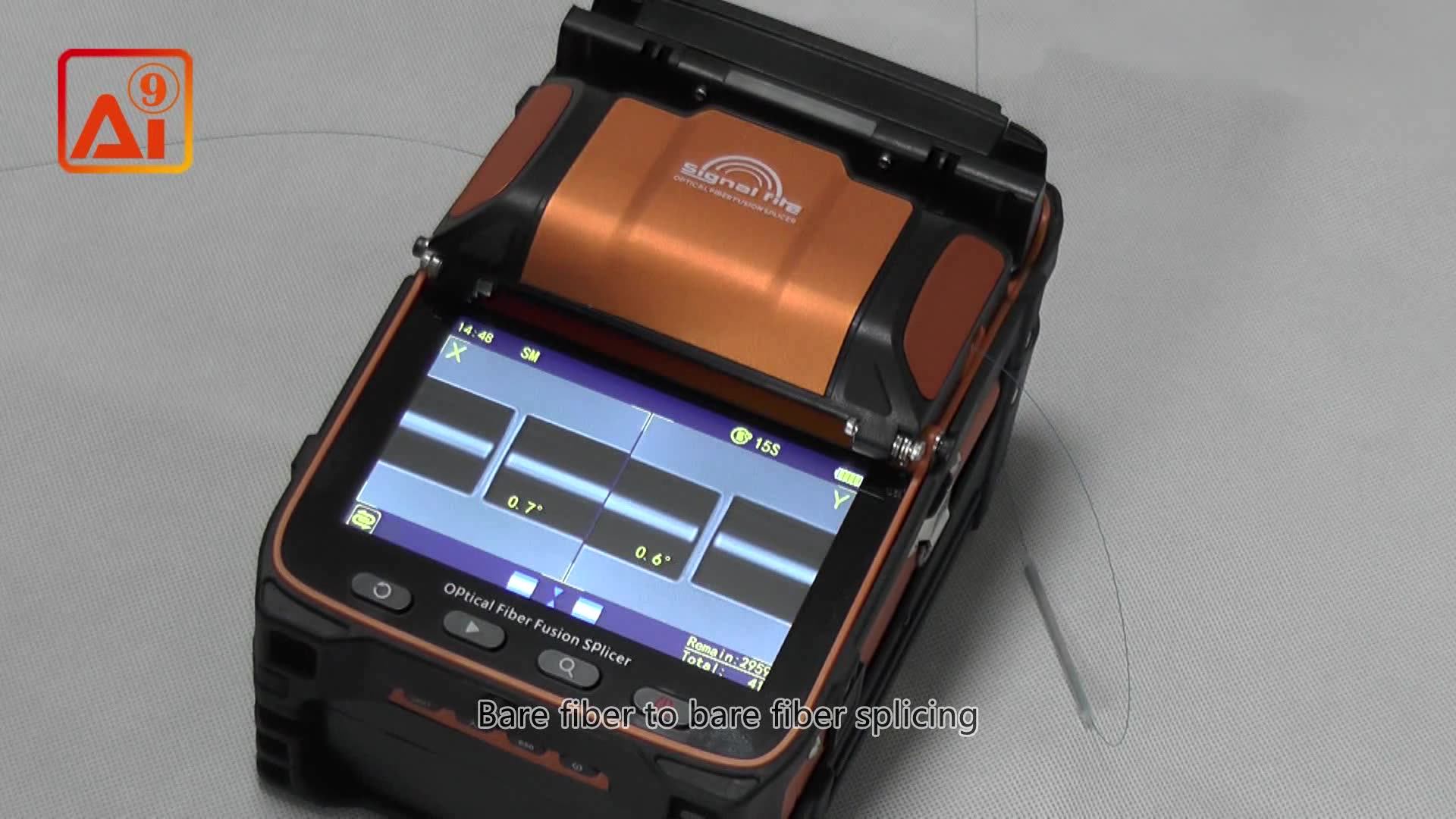 Six Motors Arc Fusion Splicing Machine Signal Fire Ai-9 Optical Fusion ...