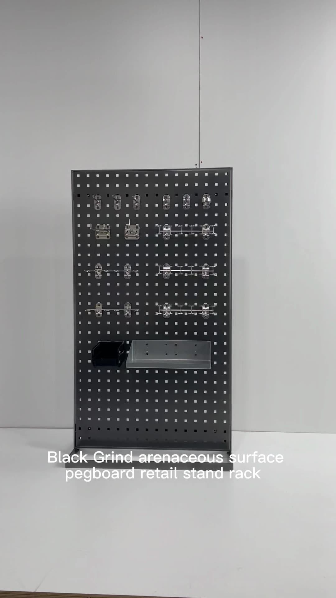 Retail Store Factory Price Pegboard Design Metal Display Stand Heavy ...