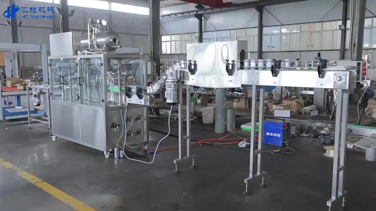 Fully-automatic Beer Canning Line Craft Beer Cans Filling Machine ...